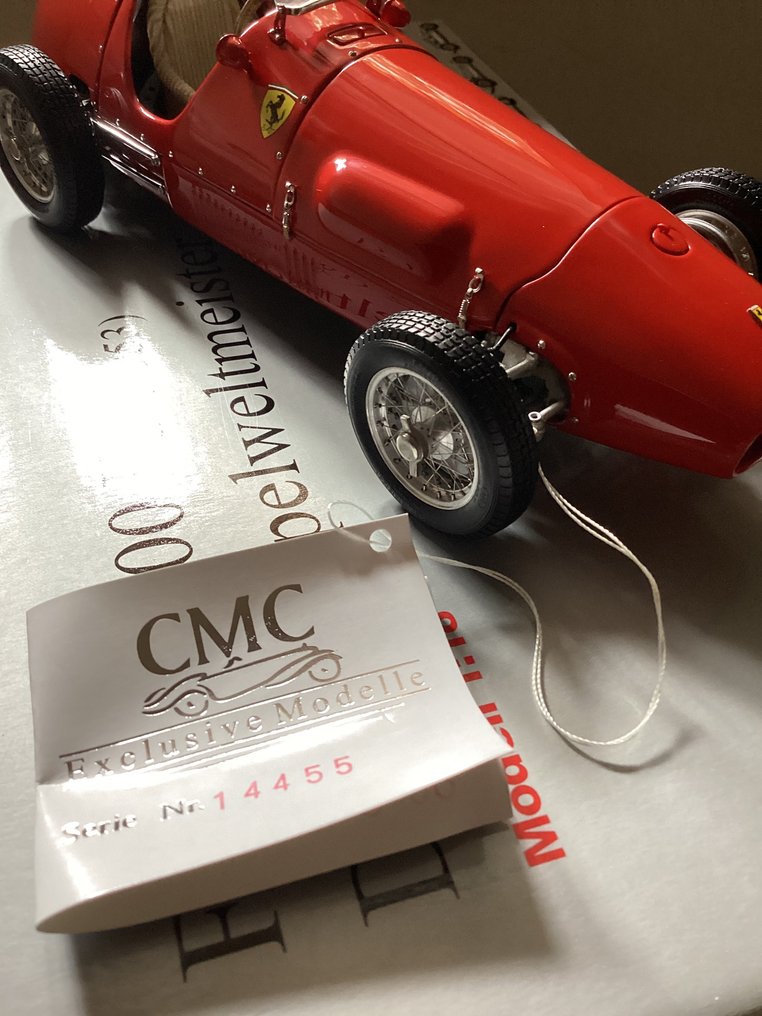 CMC 1:18 - 1 - Modelauto - Ferrari 500 F2 (1953). Der Doppelweltmeister. - Referentie CMC M-056 ...