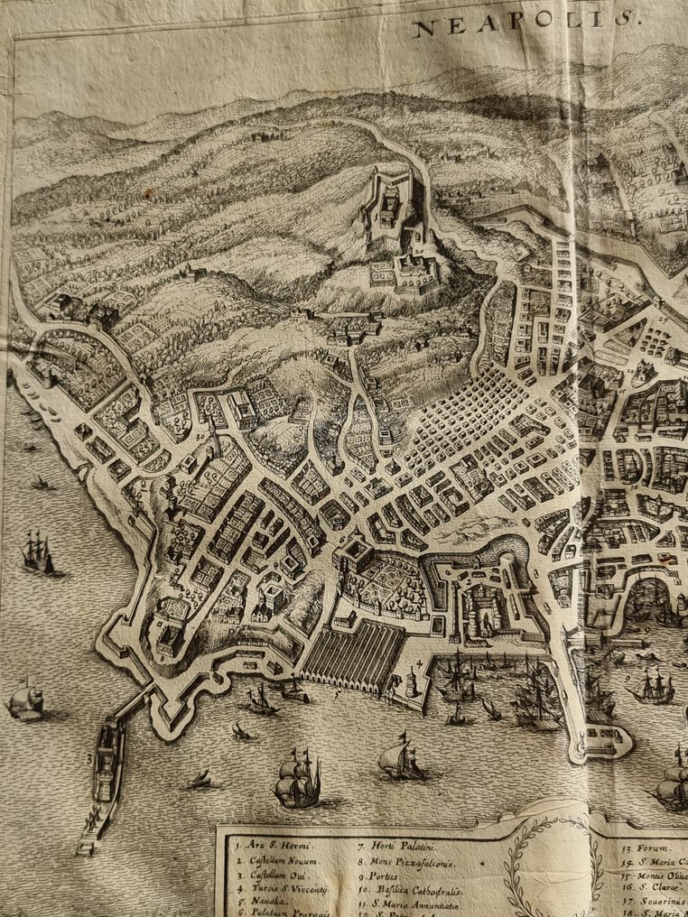 Europe, Map - Italy / Campania / Naples; Martin Zeiler / Matthäus ...