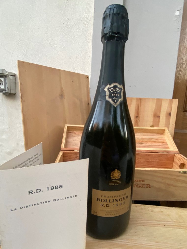 1988 Bollinger RD - Champagne Recently Disgorged (R.D.) - 1 Bottle (0 ...
