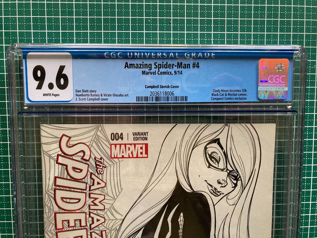 Amazing Spider-Man 4 - (1st full appearance of Silk) - 1 Graded comic - Limited edition - 2014 ...