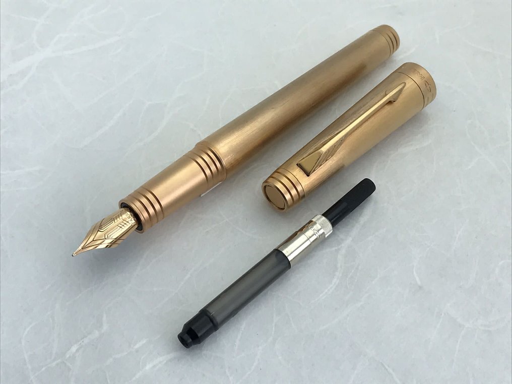 Parker - Premier Monochrome Rose Goud met 18 Kt pen punt - Vulpen ... Parker - Premier Monochrome Rose Goud met 18 Kt pen punt - Vulpen ...