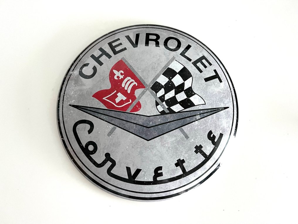 Chevrolet Corvette - Sign - metal - Catawiki