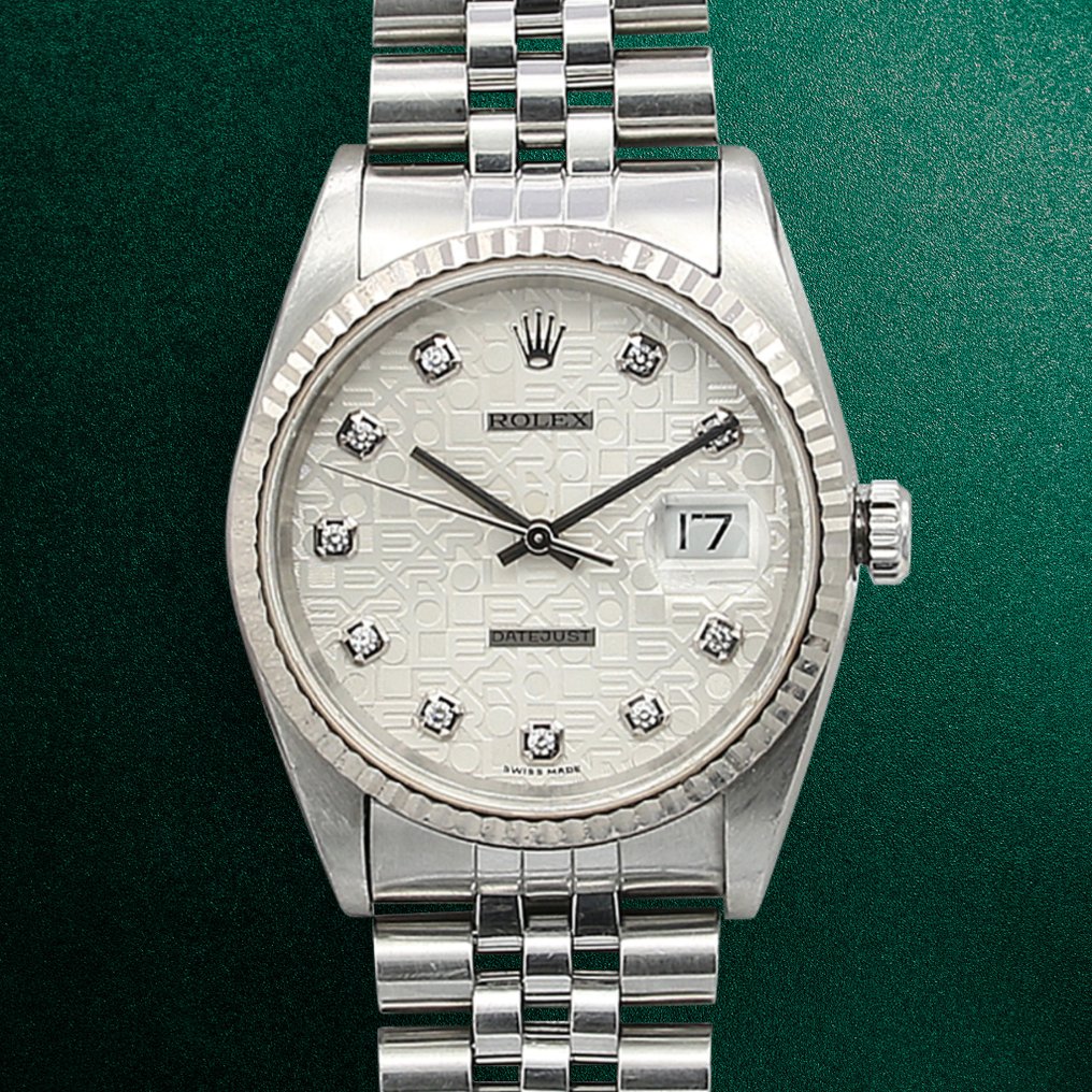 Rolex - Datejust - Computer Dial with Diamonds - 16234 - Unisex - 1990 ...
