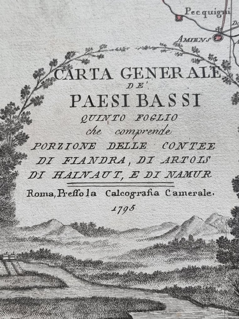 Europe Map Netherlands Giovanni Maria Cassini 1745 1824 Carta