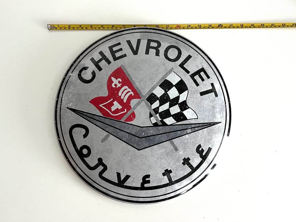 Chevrolet Corvette - Sign - metal - Catawiki