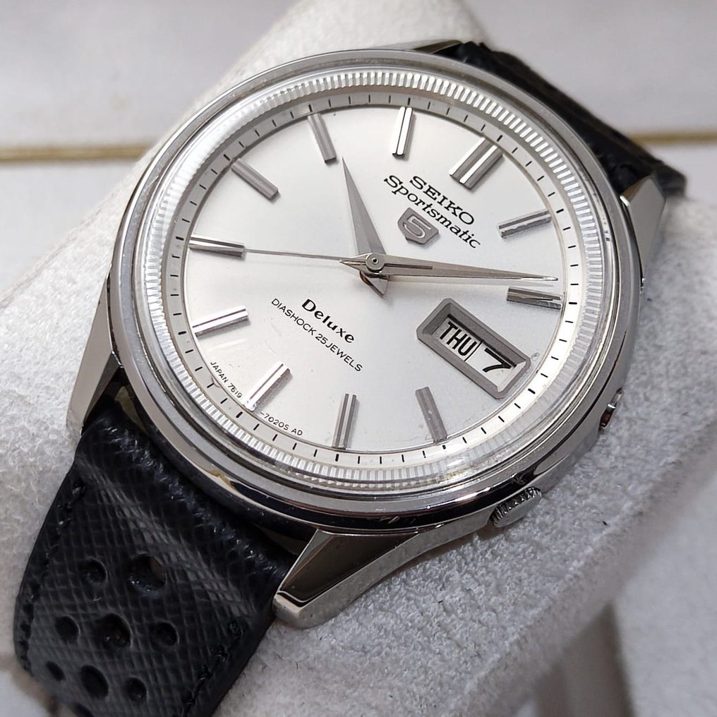 Seiko Sportsmatic 5 Deluxe Dolphin Series Automatic Watch - Homme - 1970-1979 - Catawiki
