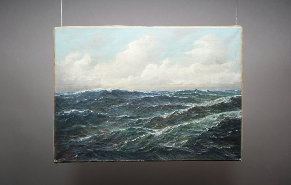 Alfred Gabali (1886 - 1963) - Seascape - Catawiki