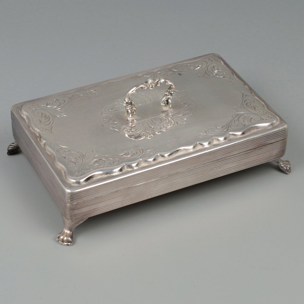 Theelepel doos (1) - .835 zilver - van Kempen & Begeer - Nederland - Tweede helft 20e eeuw ...