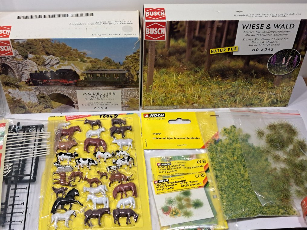 Busch, Faller, Noch, Vollmer, Wills 00, H0 - Model train landscape (45 ...