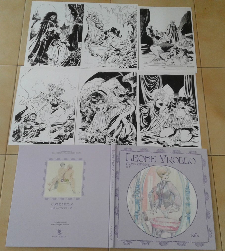 Leone Frollo Biancaneve e Mona Street 332/499 - vol. illustration book (limited edition numerato ...