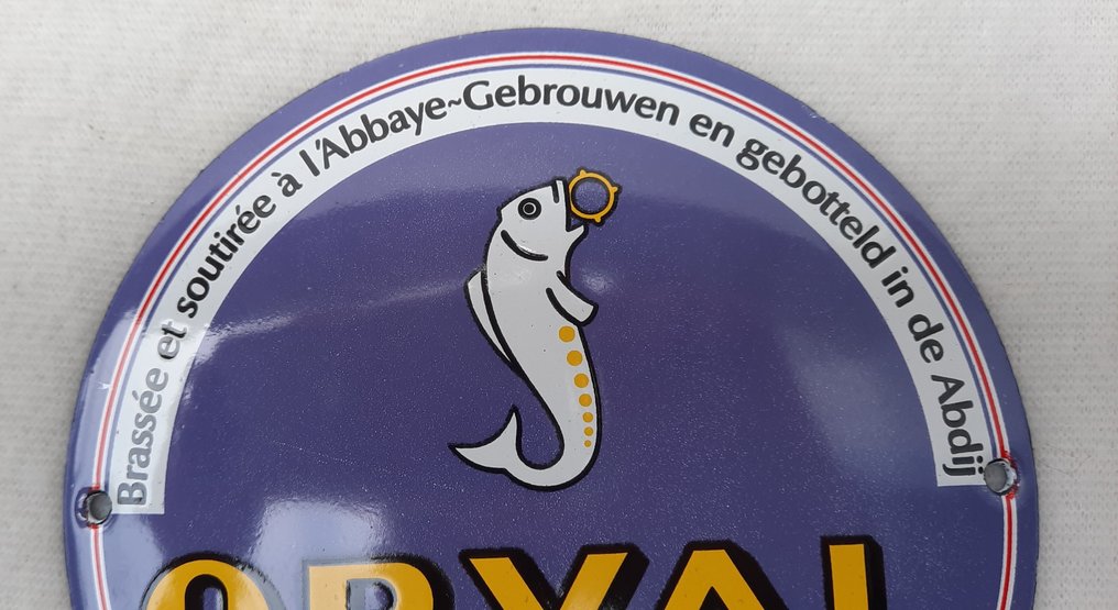 Orval Trappistenbier - Emaille bord - Metaal en emaille - Catawiki