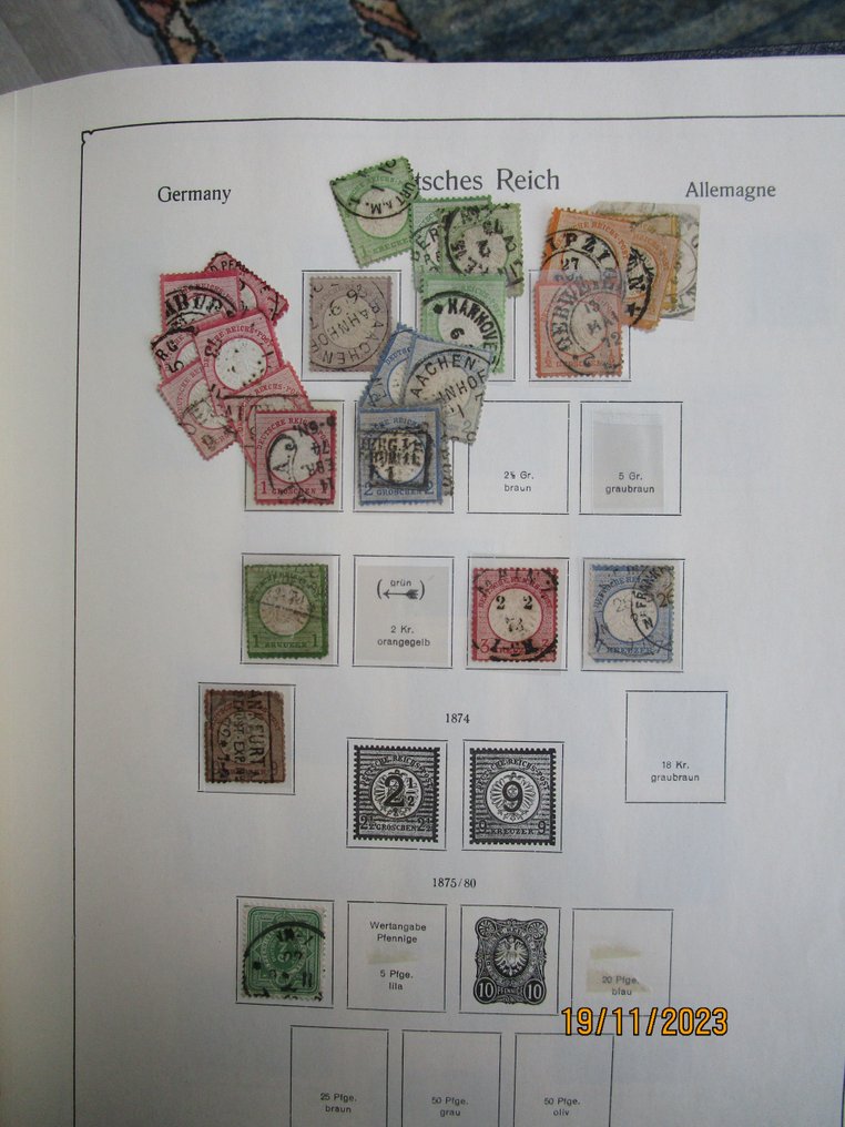 German Empire 1872/1949 - Omvangrijke verzameling Duitse Rijk en iets ...