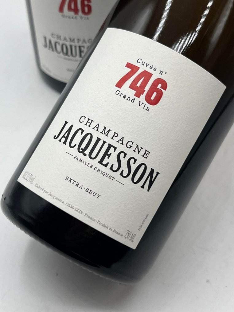 champagne Jacquesson cuvée n°746 - Champagne Extra Brut - 2 Bottle (0 ...
