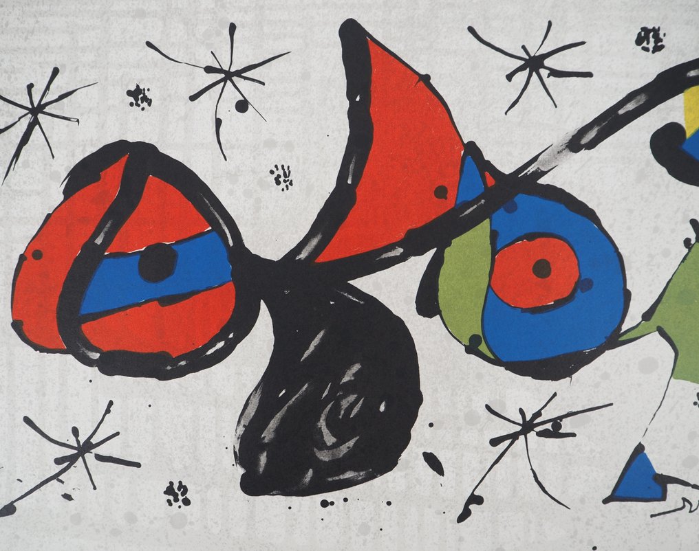 Joan Miro (1893-1983) - Animal surréaliste : Hommage à Joan Miro - Catawiki
