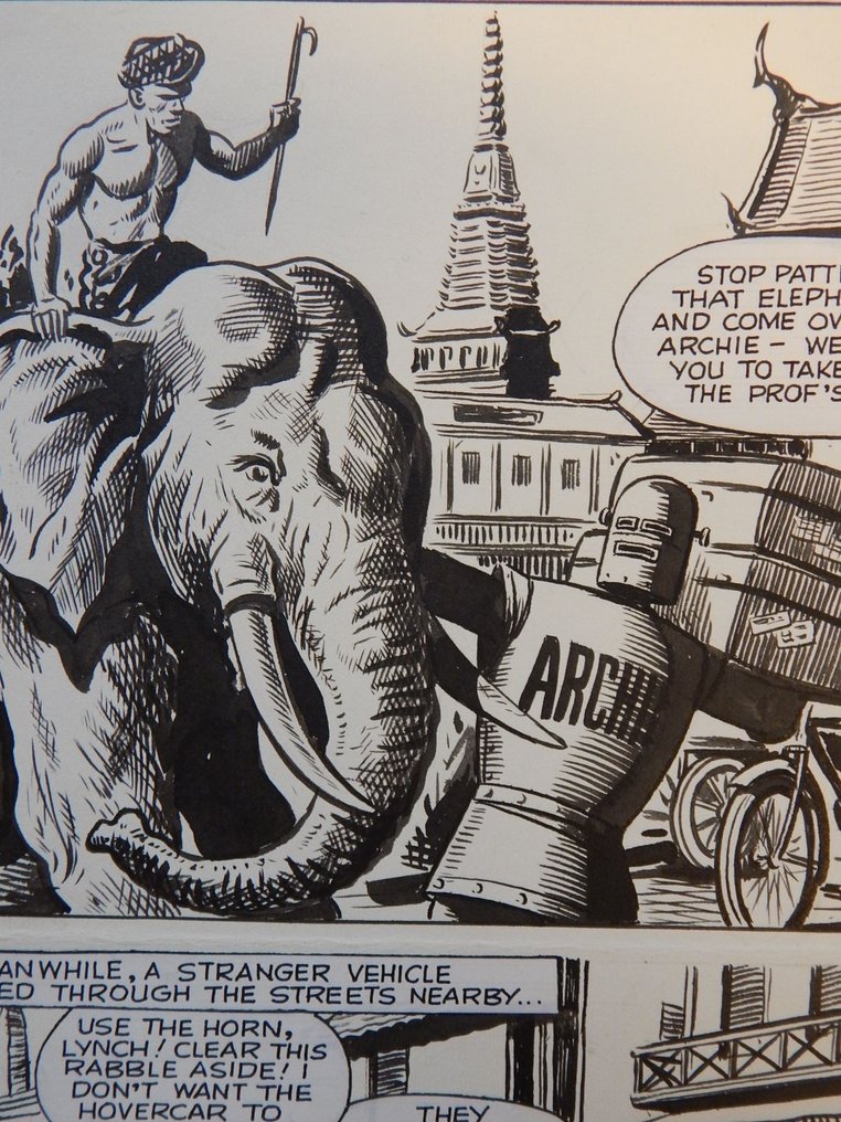 Kearon, Edward - 1 Original page - Archie de man van staal - The Jungle ...