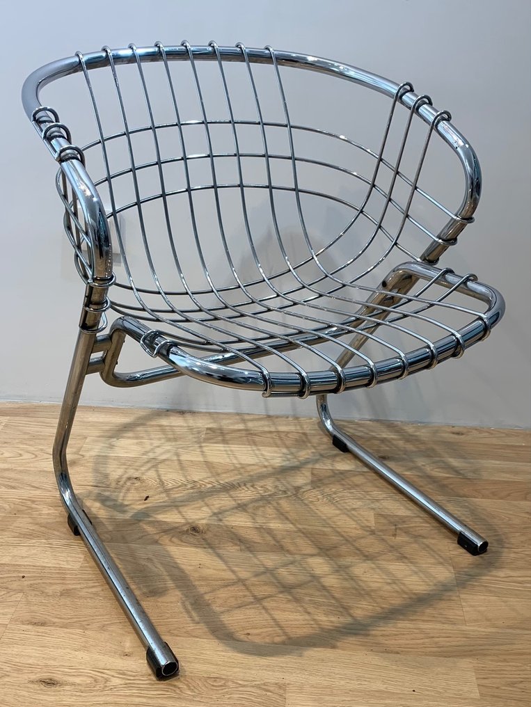 Rima - Gastone Rinaldi - Chaise (2) - Zeta - Plaquage chrome - Catawiki