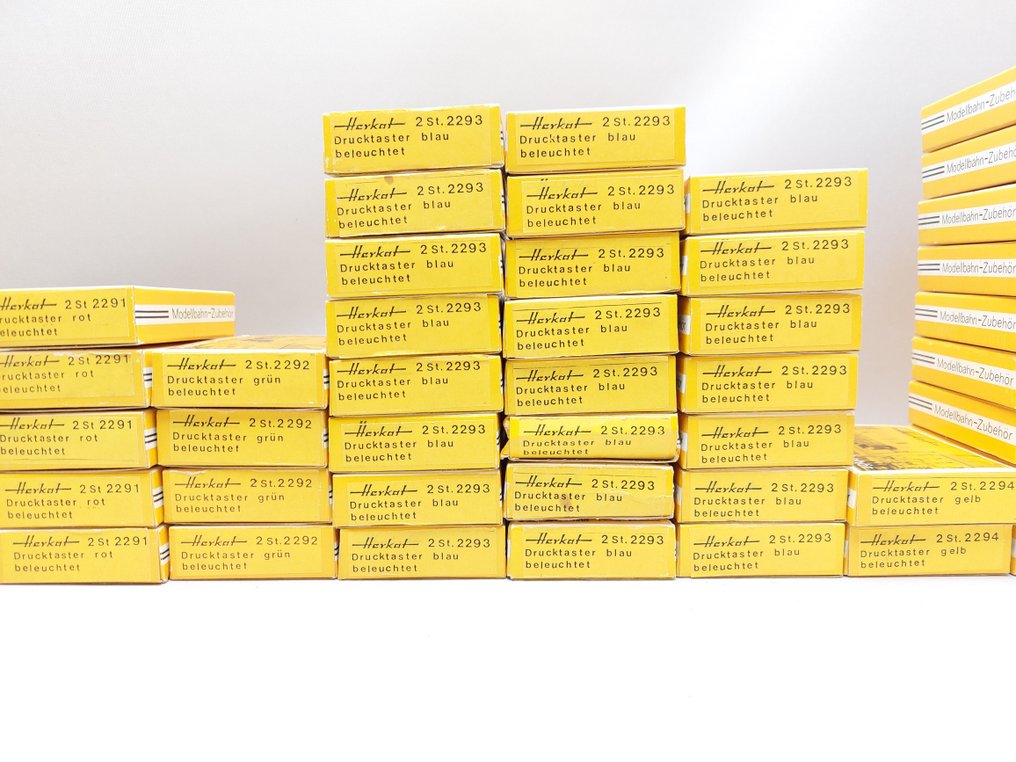 Herkat H0 - 2223/-24/-25/-91/-92/-93/-94/-95 - Train miniature (60) - 60x accessoires, éclairage ...