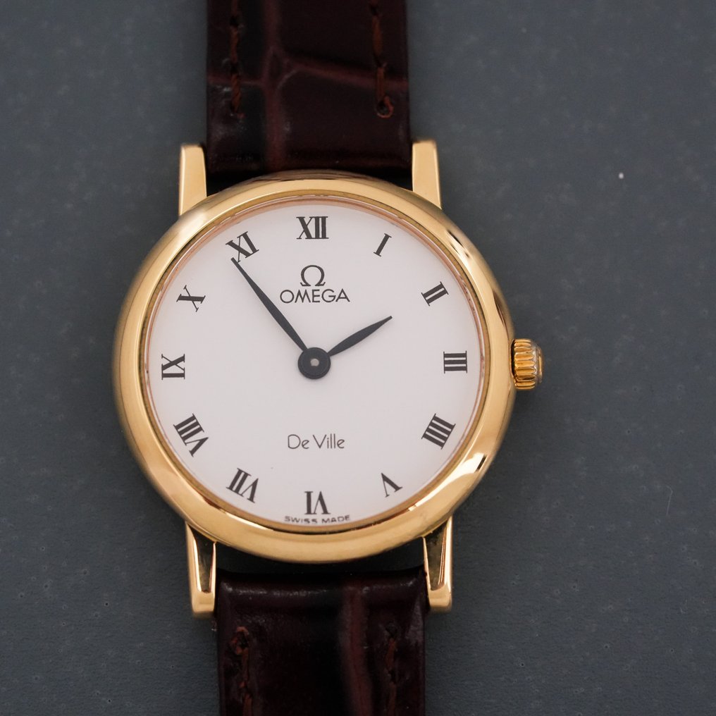 Omega - De Ville Classic 750 Solid Gold 18k. - 595.1111 - Women - 1990-1999 - Catawiki