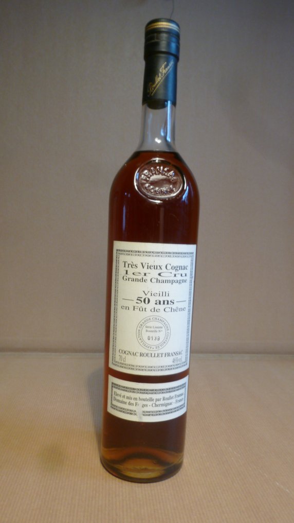 Roullet Fransac 50 years old - Très Vieux Cognac Grande Champagne ...