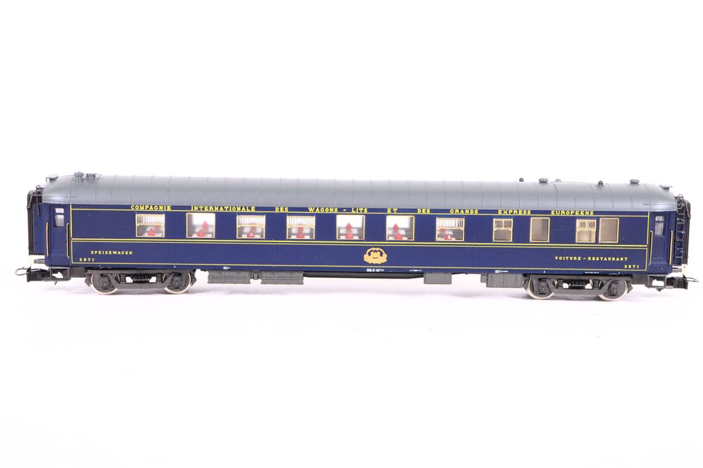 Rivarossi H0 - 2566 - Modellbahn-Personenwagen (1) - Speisewagen 2871 „Orient Express“ - C.I.W.L ...