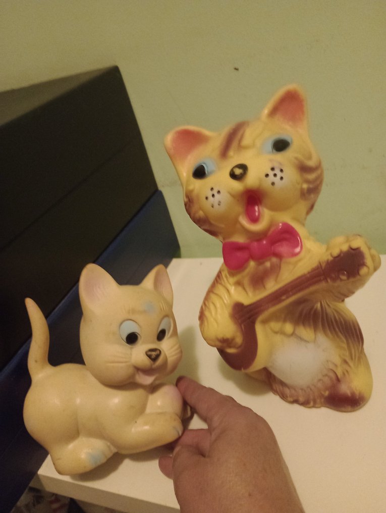 Ledraplastic - Toy 2x Gatti - 1950-1960 - Italy - Catawiki