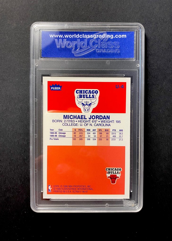 1996/97 - Fleer - Ultra Decade of Excellence - Michael Jordan - 1 Graded card - WCG 10 - Catawiki