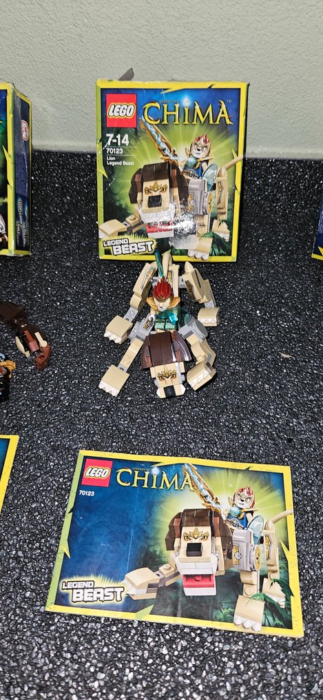 Lego - Chima - 70124 + 70125 + 70123 + 70126 - Lego 4 setjes Chima ...