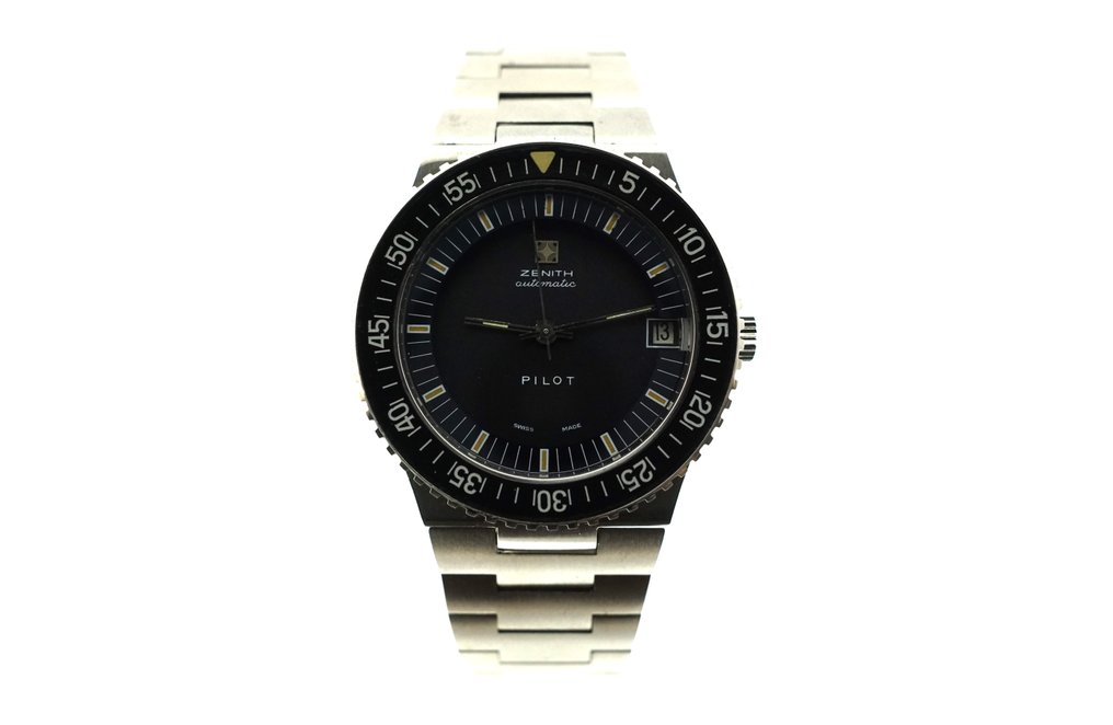 Zenith - Diver Pilot Surf Automatic 17 Jewels Cal 2572 PC - Ref 01.0170 ...