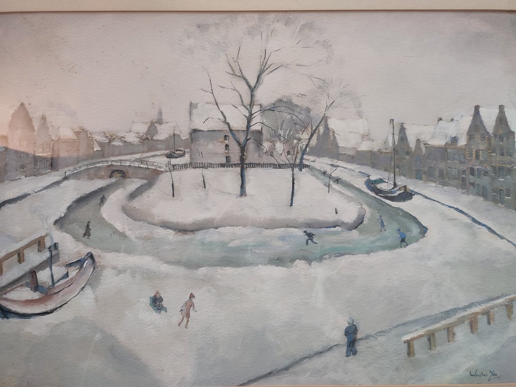 Wouter Ydo (1887-1965) - Wintergezicht - Catawiki