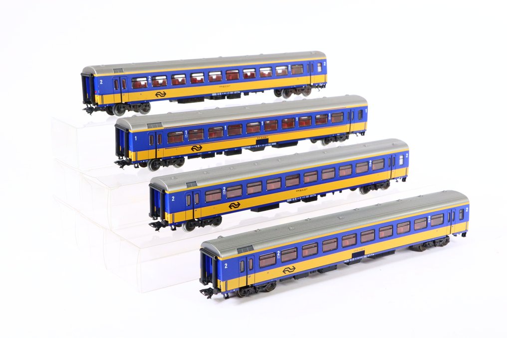 Märklin H0 - 4264/4265 - Modeltrein personenwagen (4) - Vier ICR ...