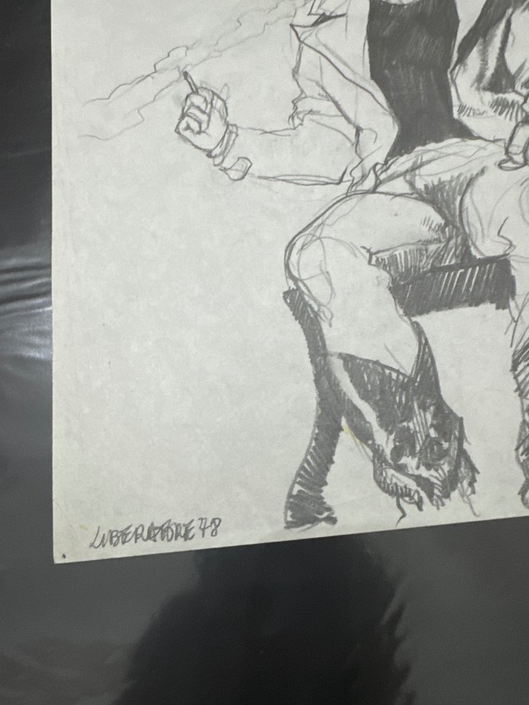 Liberatore, Tanino - 1 Original drawing - Pin Up - 1978 - Catawiki
