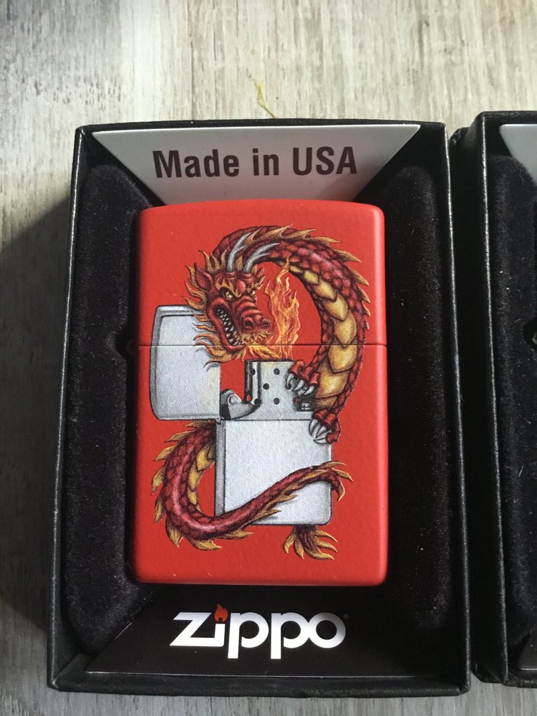 Zippo - Zippo 2013/2022 set van 2 draken zippo aanstekers - Mechero - Acero - Catawiki