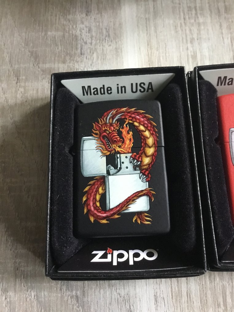 Zippo - Zippo 2013/2022 set van 2 draken zippo aanstekers - Mechero - Acero - Catawiki