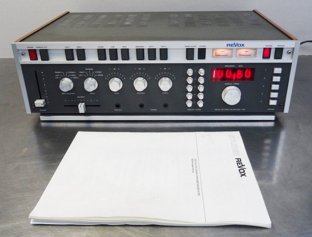 Revox - A 720 Preamplifier - Catawiki