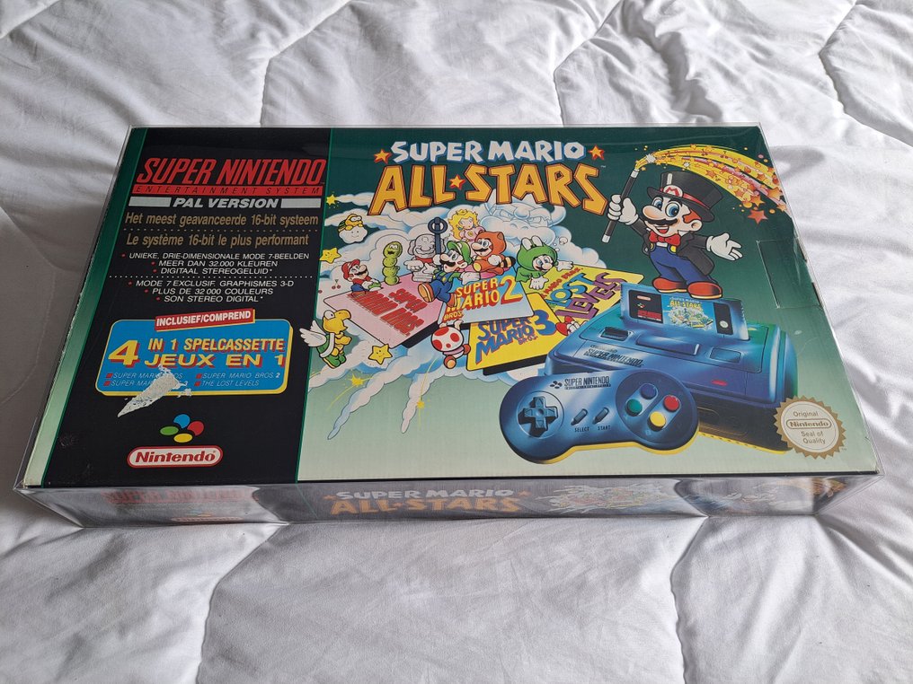 Nintendo SNES - Super Mario All Stars version - Set of video game ...