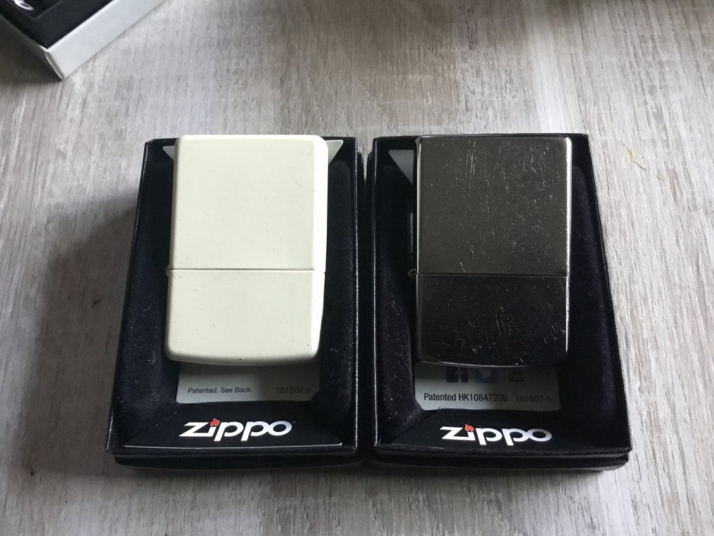 Zippo - Zippo 2010/2014 set van 2 zippo car aanstekers - Mechero - Acero - Catawiki