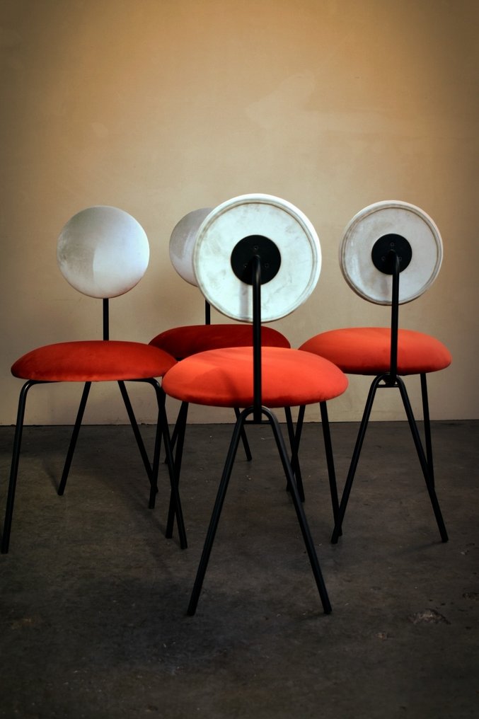 Equilibri-furniture - Co.arch-studio - Silla (4) - BD15 CHAIR - Hierro (fundido/forjado) - Catawiki