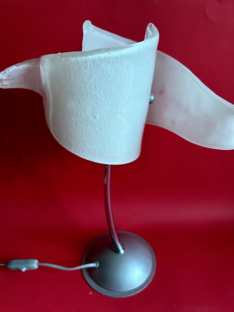 Roma 2B Light - Table lamp - Murano Glass and Steel - Catawiki