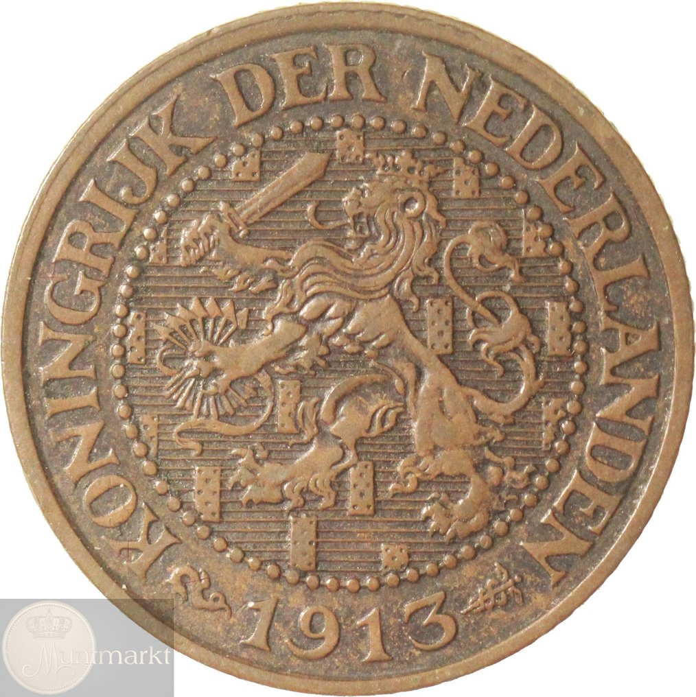 Nederland. Wilhelmina. 2½ cent 1913, 1914, 1915 & 1916 - Catawiki