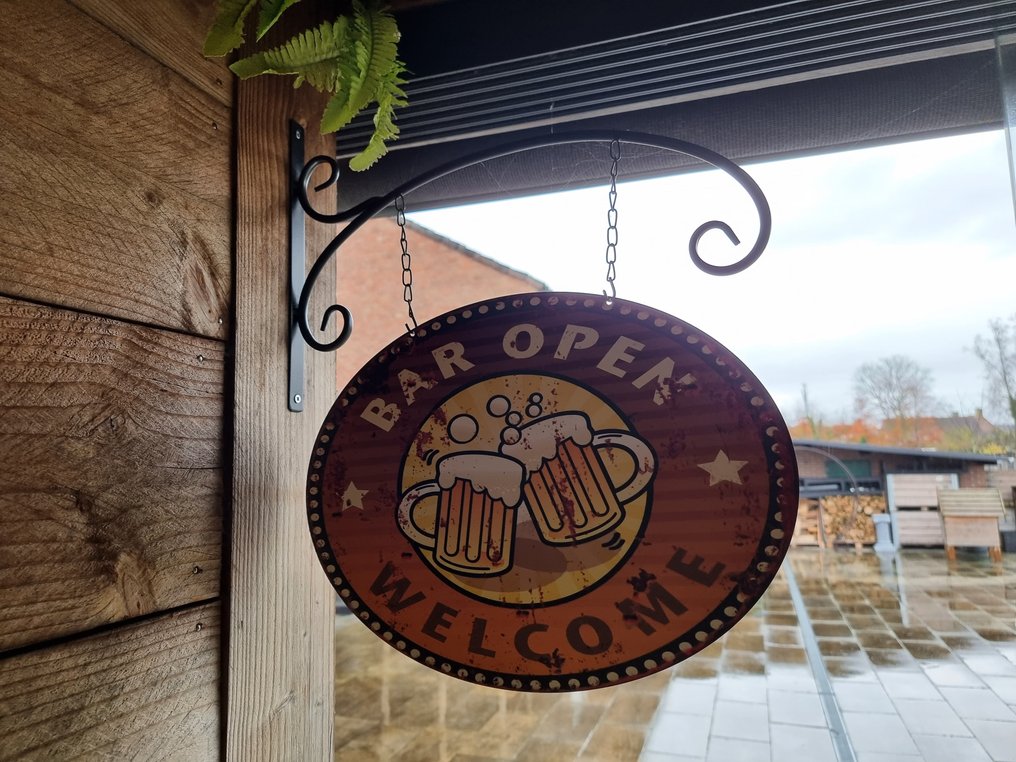 Double Sided Hanging Bar Sign - Insegna - metallo - Catawiki