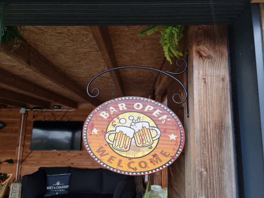 Double Sided Hanging Bar Sign - Insegna - metallo - Catawiki