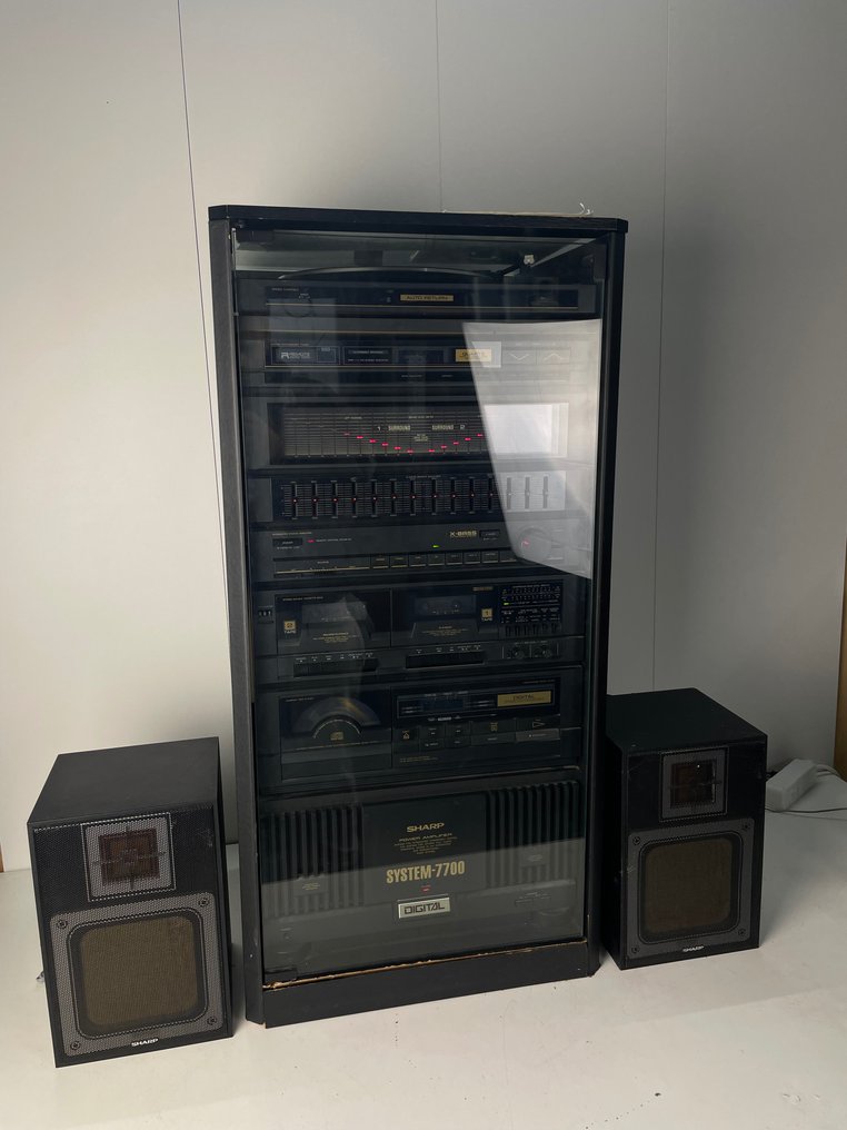 Sharp - System 7700 - SM-7700HMK2 Amplifier - SC-7700CDHMK2 CD Player ...