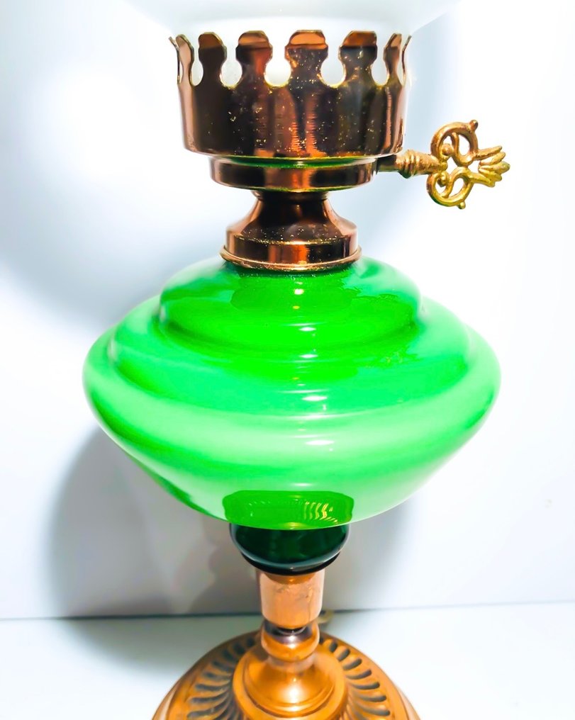 Lamp Copper Glass Catawiki