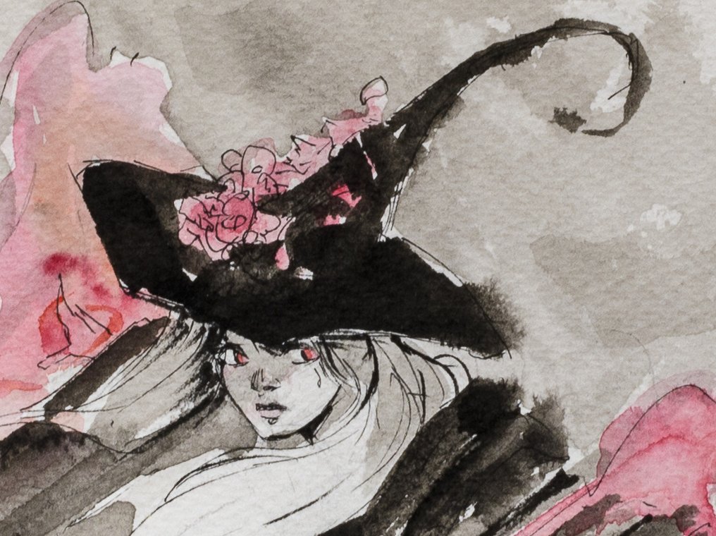 Abril Galan, Yara - 1 Original drawing - Samhain - 2023 - Catawiki