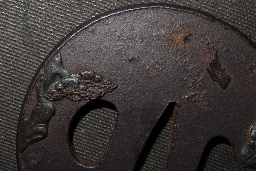 Katana - Fer forgé - Daito Musya Tsuba : C3-673 - Japon - Période Edo ...