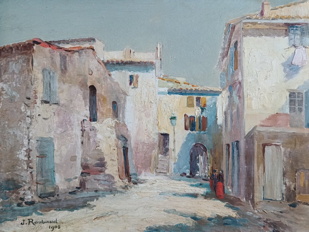 Jean-Baptiste Roubaud (1871-?) - Vue des Martigues - NO RESERVE - Catawiki