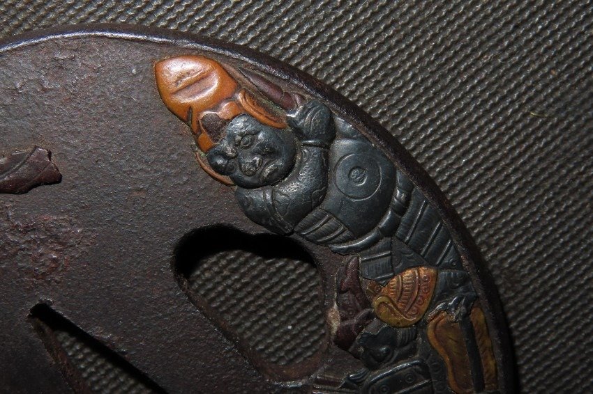 Katana - Fer forgé - Daito Musya Tsuba : C3-673 - Japon - Période Edo ...