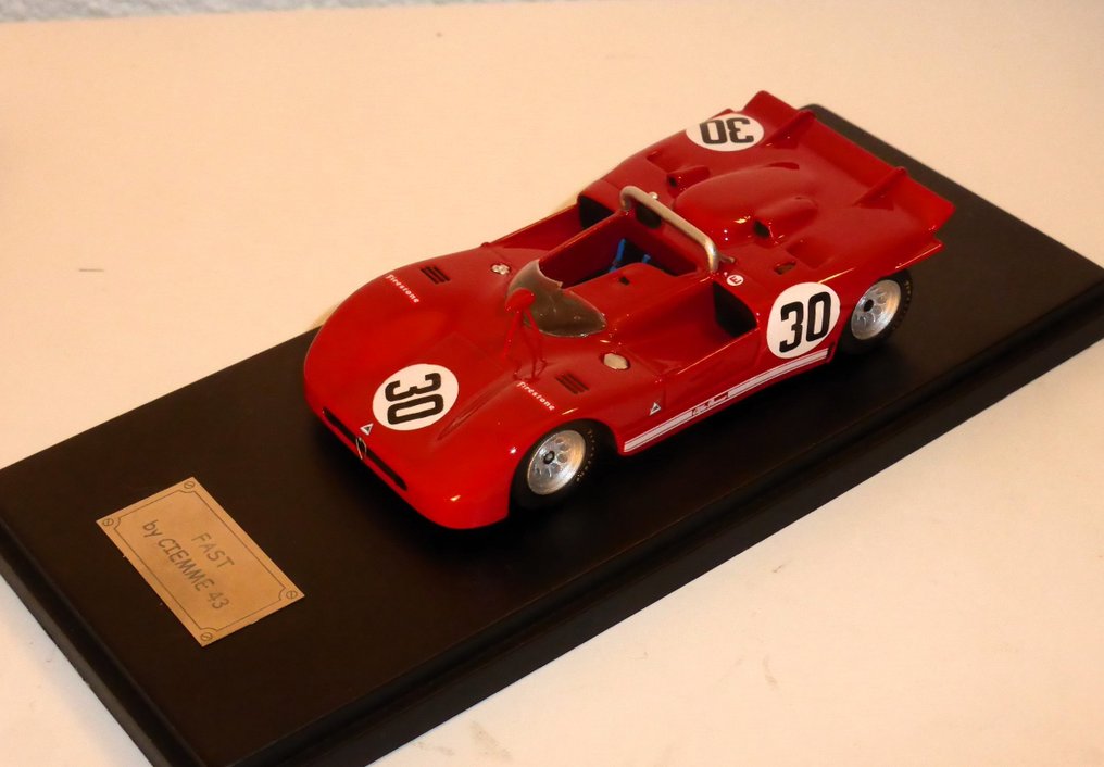 Fast by Ciemme43 1:43 - 1 - Model raceauto - Alfa Romeo 33/3-71 500km Imola 1970 #30 Nanni Galli ...