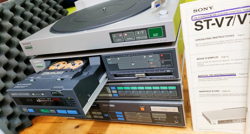 Sony - TA-V7+ST-V7L+TC-V7+PS-LX30 Ensemble hi-fi - Différents modèles - Catawiki