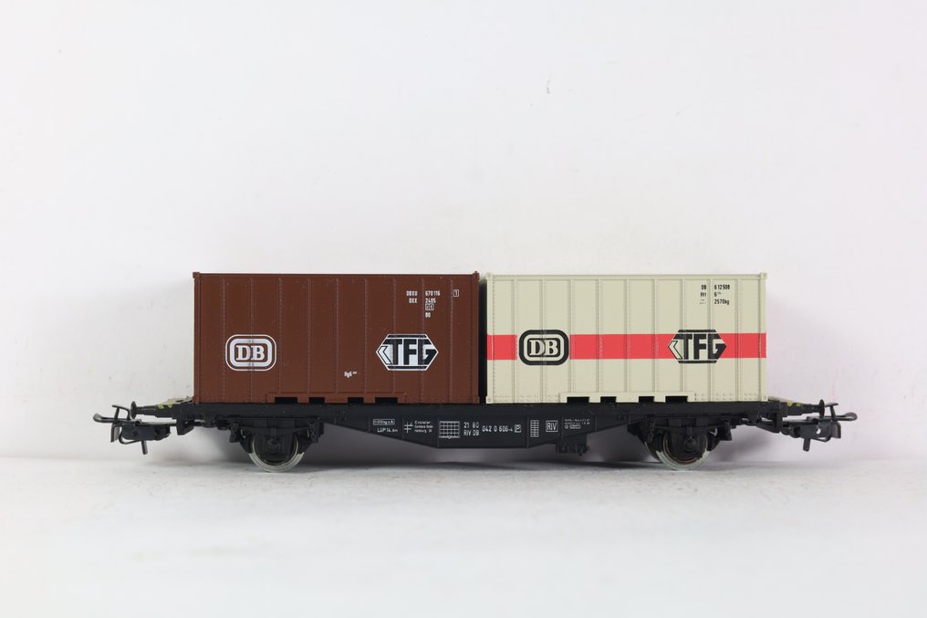 Märklin H0 - 4668/4659/4664/4772 - Wagon de marchandises pour trains ...